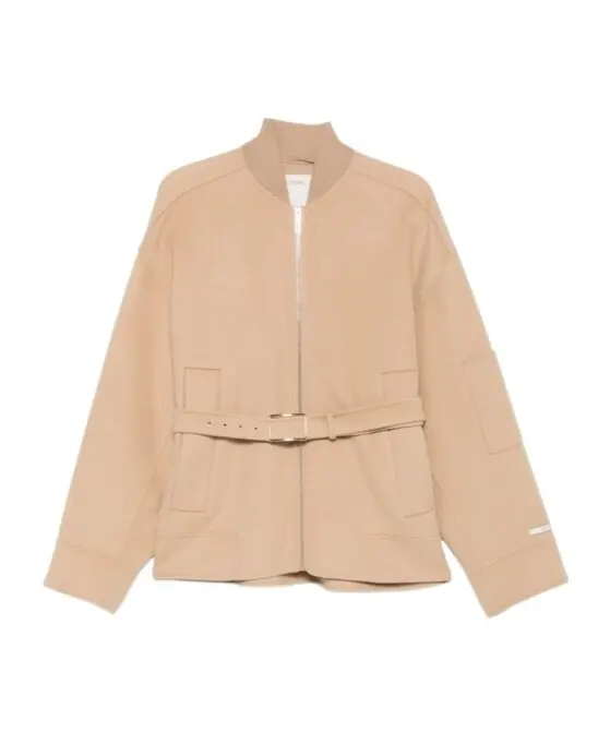 Sportmax Agora Belted Zip-up Jacket