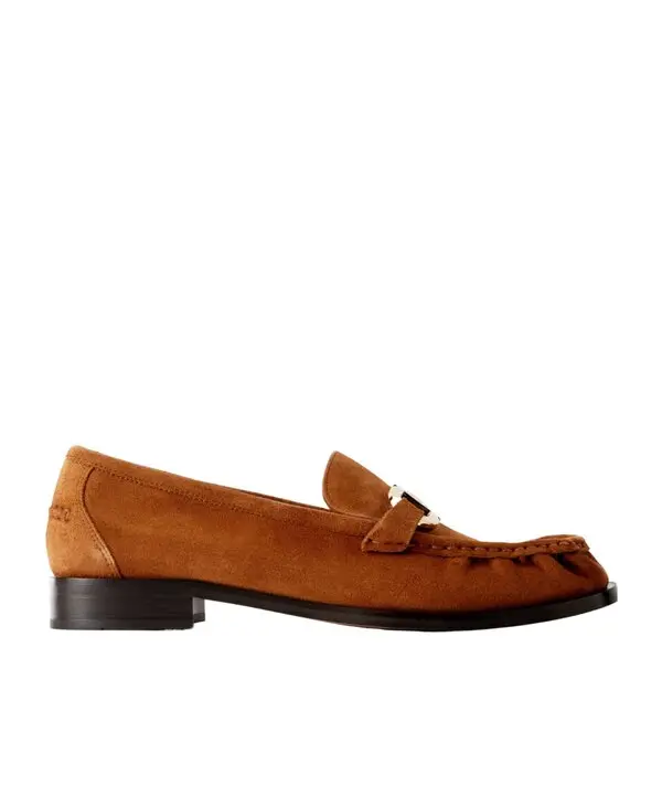 FERRAGAMO Maryan Suede Loafers