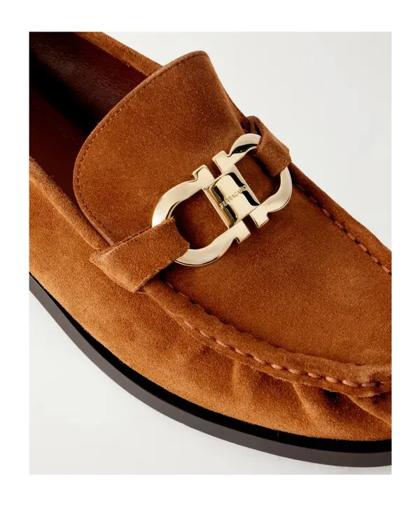 FERRAGAMO Maryan Suede Loafers