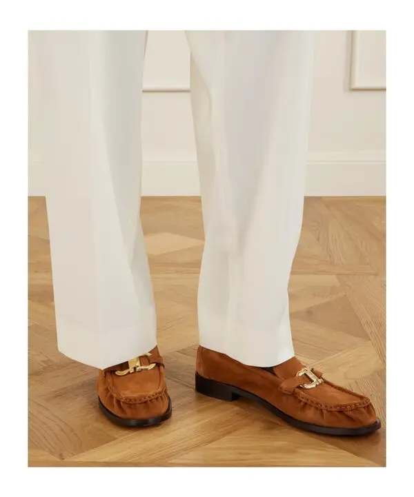 FERRAGAMO Maryan Suede Loafers