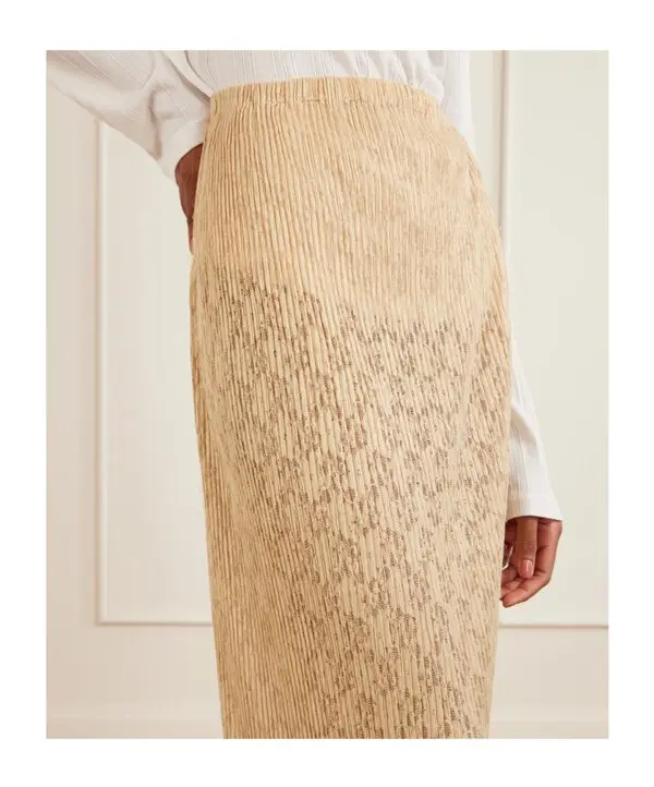 THE ROW Elastic Waist Midi Skirt