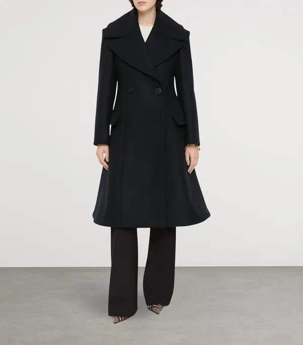 Burberry Wool Tailored Coat