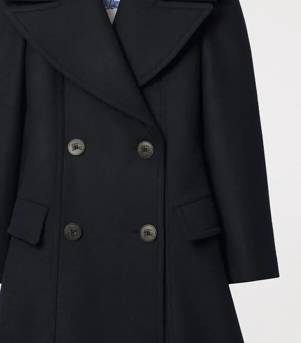 Burberry Wool Tailored Coat