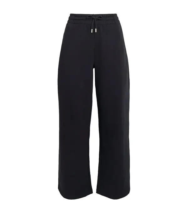 Harrods Cotton Jersey Wide-leg Sweatpants