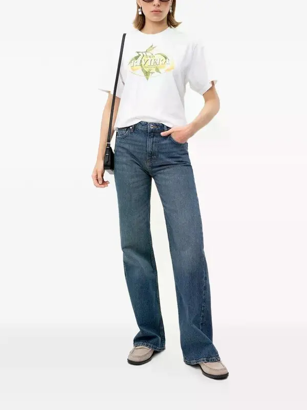 Hugo Logo Patch Straight-leg Jeans
