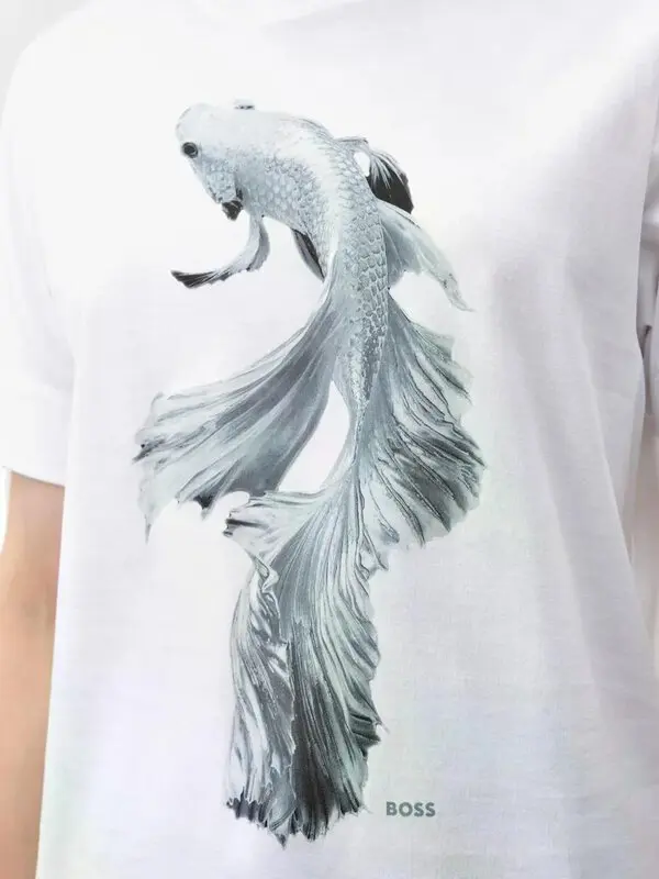 BOSS Fish Print T-shirt