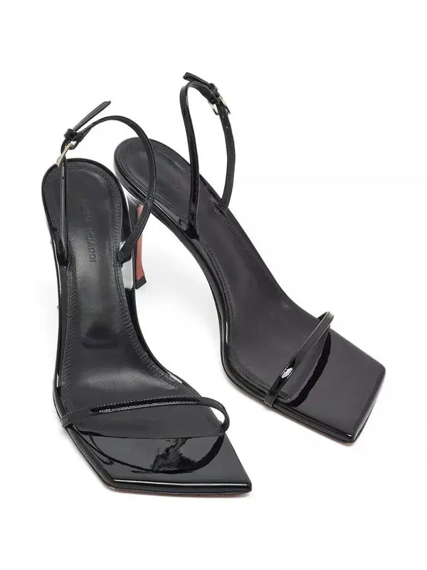 Amina Muaddi Maya Ankle Strap Sandals