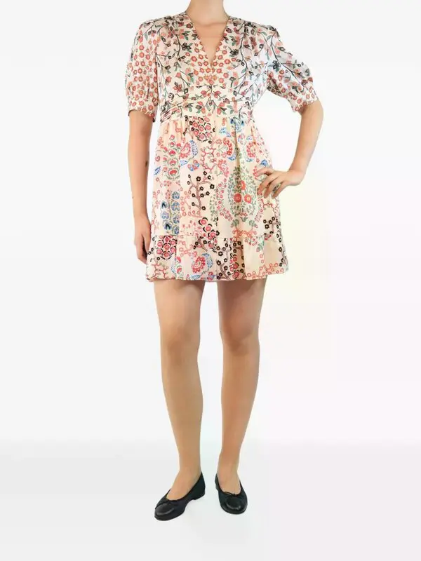 Ba&sh Floral Print Mini Dress