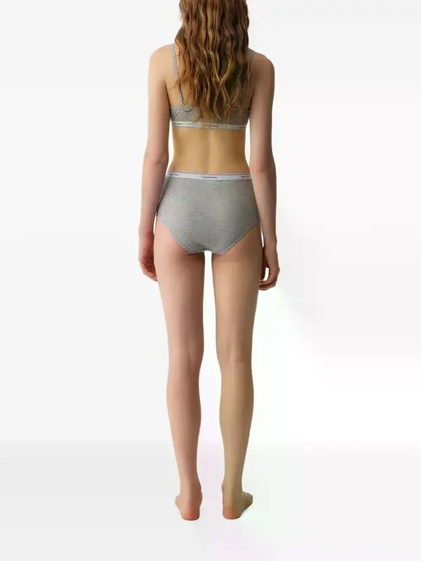 Calvin Klein Logo-waistband High-waist Briefs