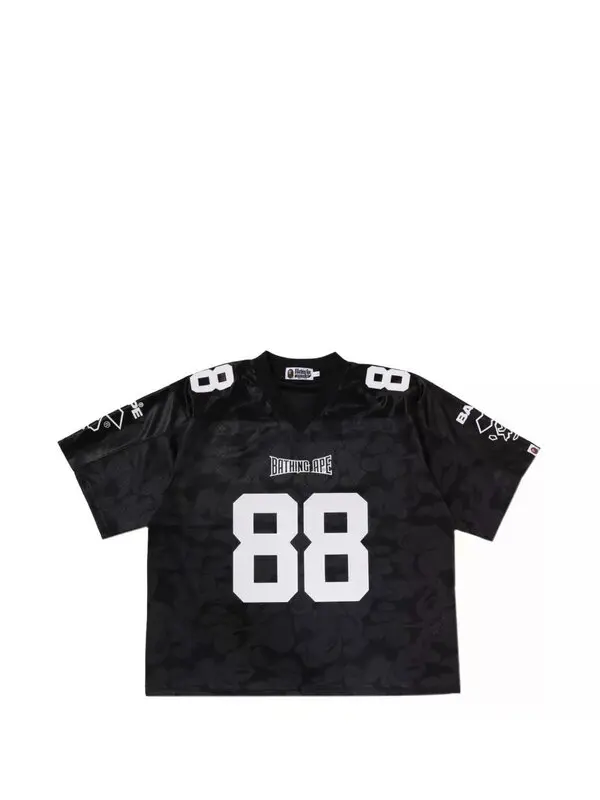 A BATHING APE Camouflage-print Logo-print T-shirt