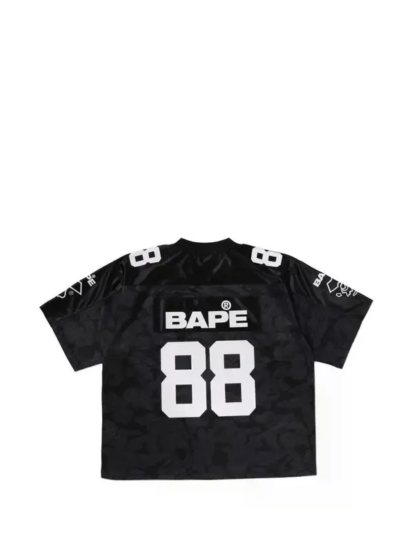 A BATHING APE Camouflage-print Logo-print T-shirt