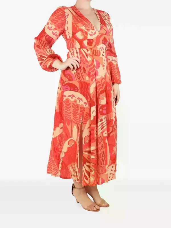 Rixo Printed Maxi Dress