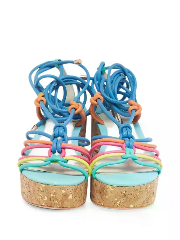 SOPHIA WEBSTER Cork Wedge Sandals