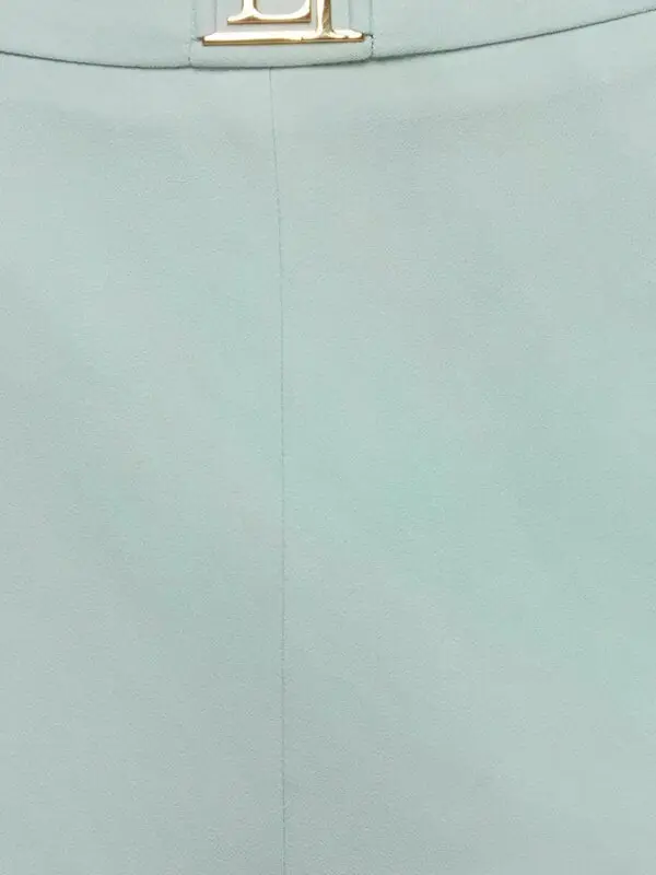 Elisabetta Franchi Straight-leg Crepe Trousers