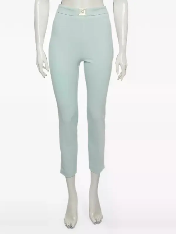 Elisabetta Franchi Straight-leg Crepe Trousers