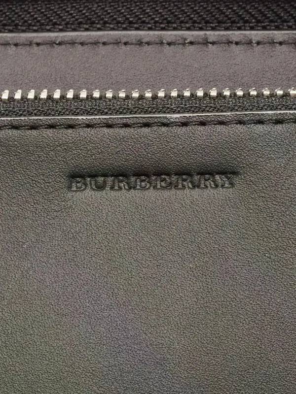 Burberry Check Zip-around Wallet