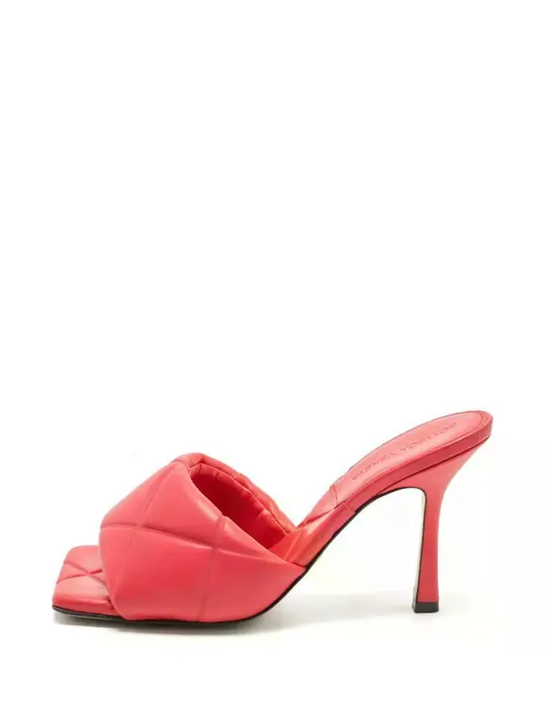 Bottega Veneta Lido Quilted Sandals - Pink