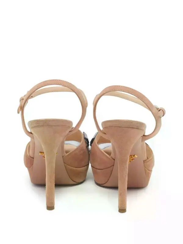 Prada Crystal-embellished Ankle-strap Sandals