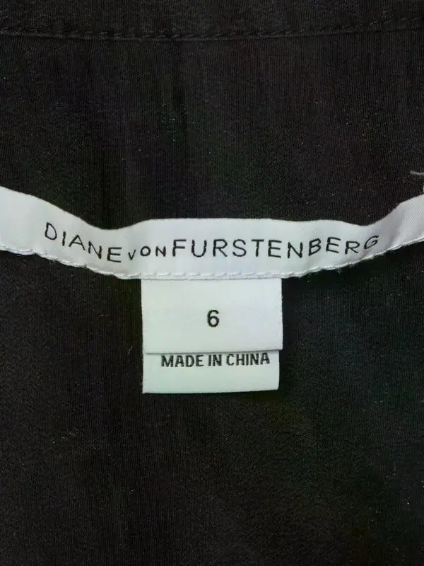Diane Von Furstenberg Silk Shirt With Contrasting Trims