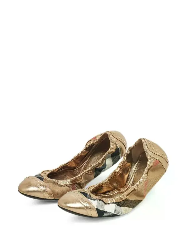 Burberry Southwark House Check Ballet Flats