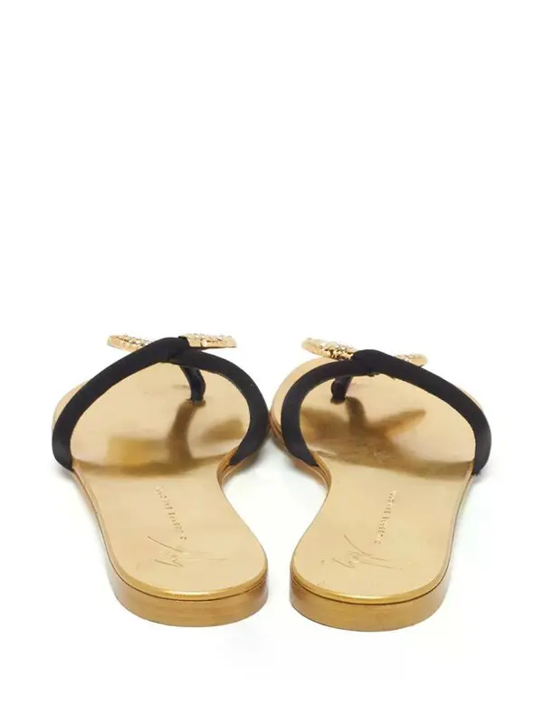 GIUSEPPE ZANOTTI Embellished Thong Sandals