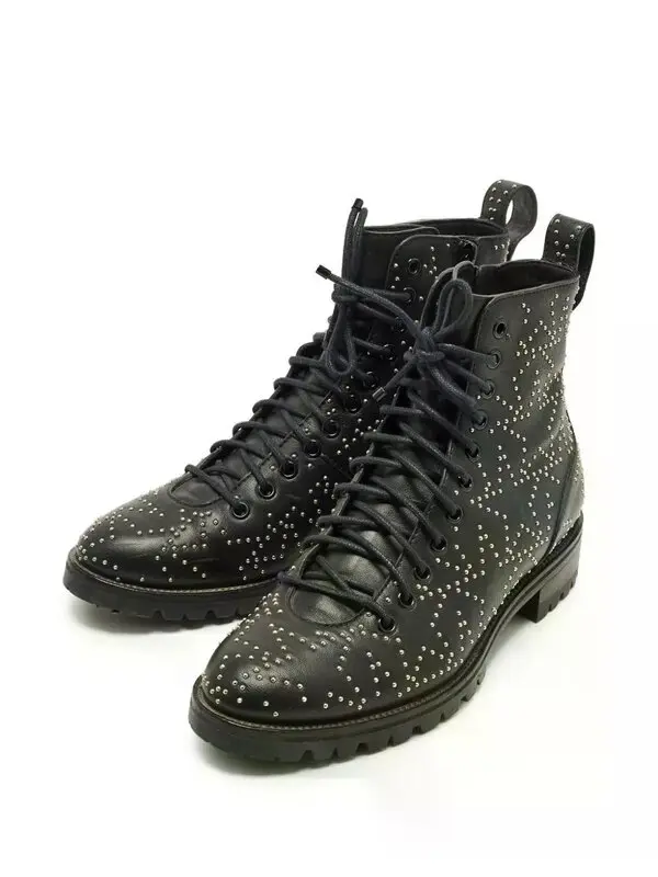 JIMMY CHOO Cruz Studded Combat Boots