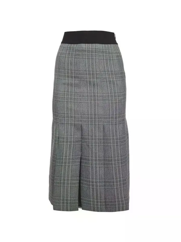 Maje Pleated Midi Skirt