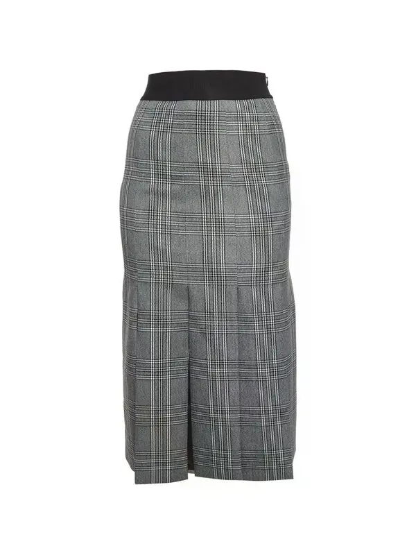 Maje Pleated Midi Skirt