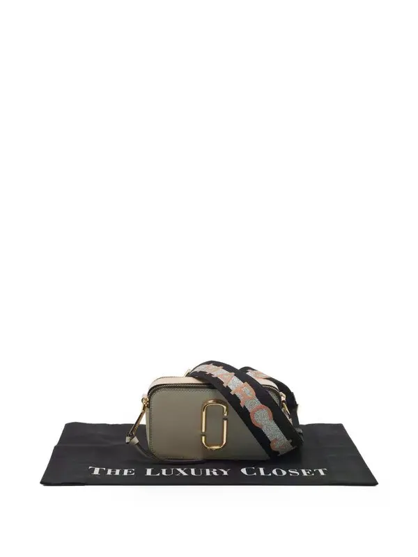 Marc Jacobs Snapshot Saffiano Leather Crossbody Bag - Grey