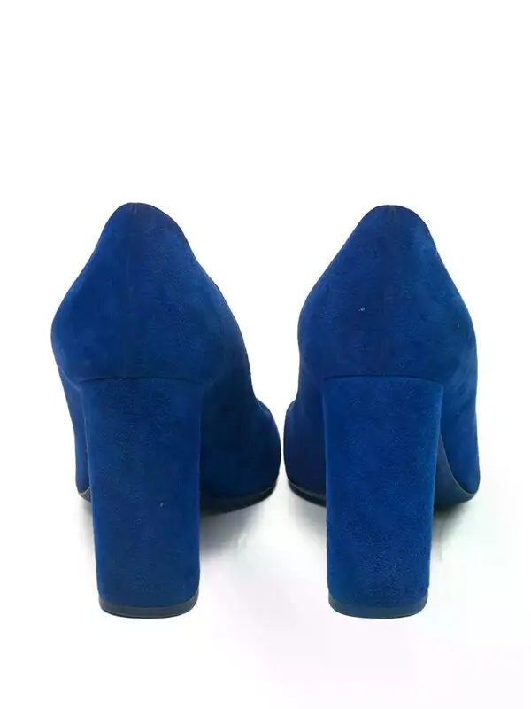 Dior Suede Block-heel Pumps