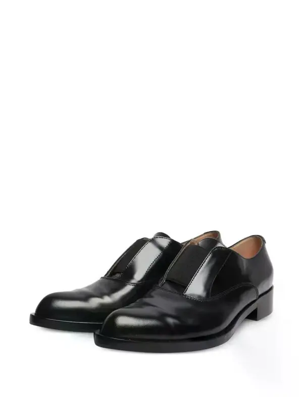 GIANVITO ROSSI Leather Slip-on Oxford Shoes