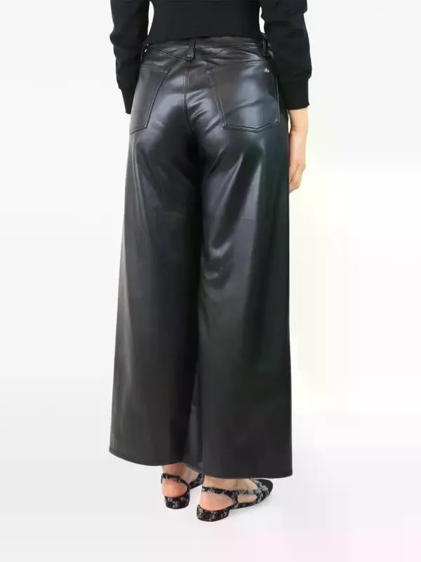 Rag & Bone Faux-leather Wide-leg Trousers