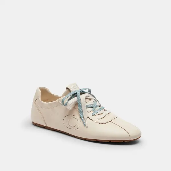 COACH OUTLET Coach Soft Leather Lace-up Sneakers