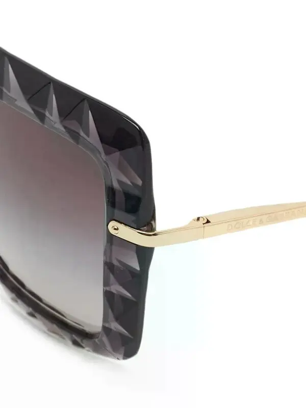 Dolce & Gabbana Square Sunglasses With Gold-tone Hardware