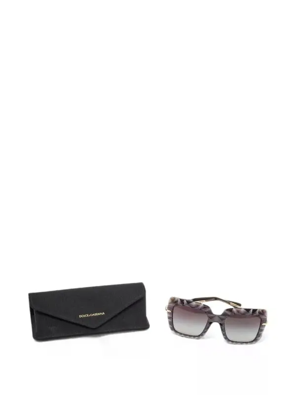 Dolce & Gabbana Square Sunglasses With Gold-tone Hardware