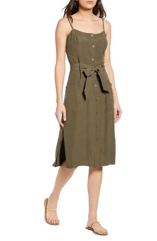 Rails Evie Sleeveless Tie Waist Dress
