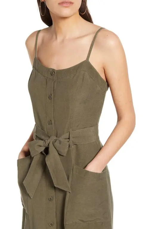 Rails Evie Sleeveless Tie Waist Dress