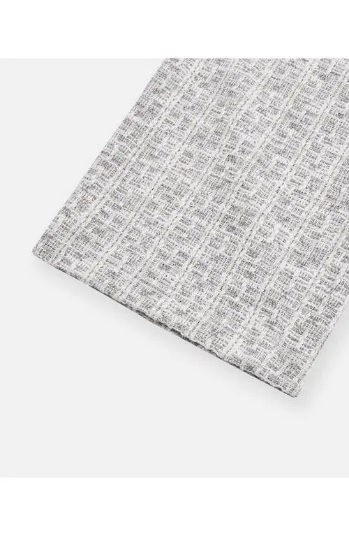 PAPER PLANES Plaid Knit Straight Leg Pants