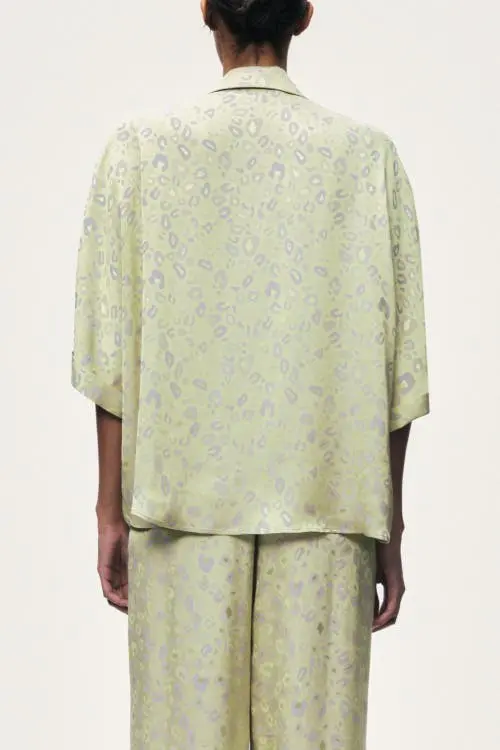 NOCTURNE Leopard Print Shirt