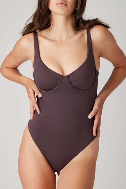LONDRE BODYWEAR The Riviera Underwire One Piece - Cocoa