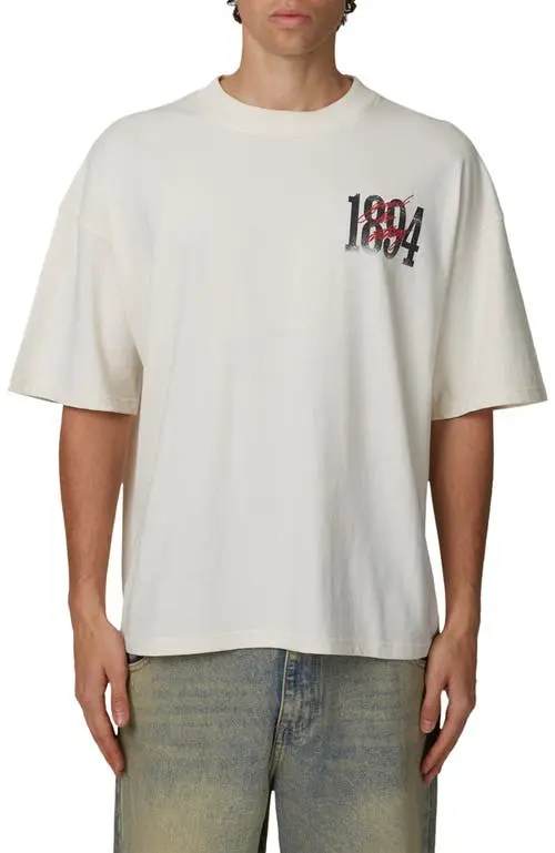 GOOD FOR NOTHING Boxy-fit Soaring T-shirt - Beige