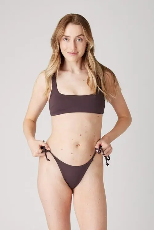 LONDRE BODYWEAR The Square Scoop Top - Cocoa