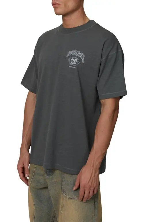 GOOD FOR NOTHING College Angel Slub T-shirt - Grey