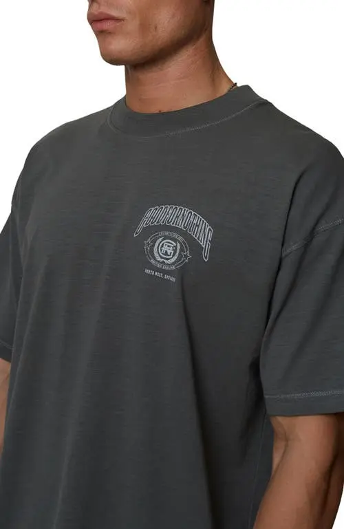 GOOD FOR NOTHING College Angel Slub T-shirt - Grey