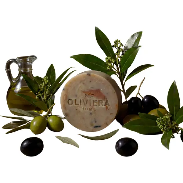 OLIVIERA HOME Oil Bar Soap Trio - Olive