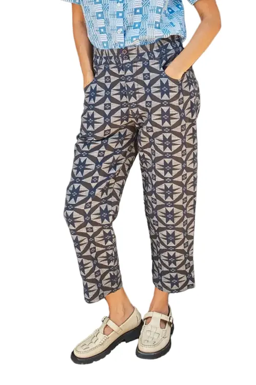 Ace & Jig Nicky Pascal Printed Ankle Length Trousers - Compass