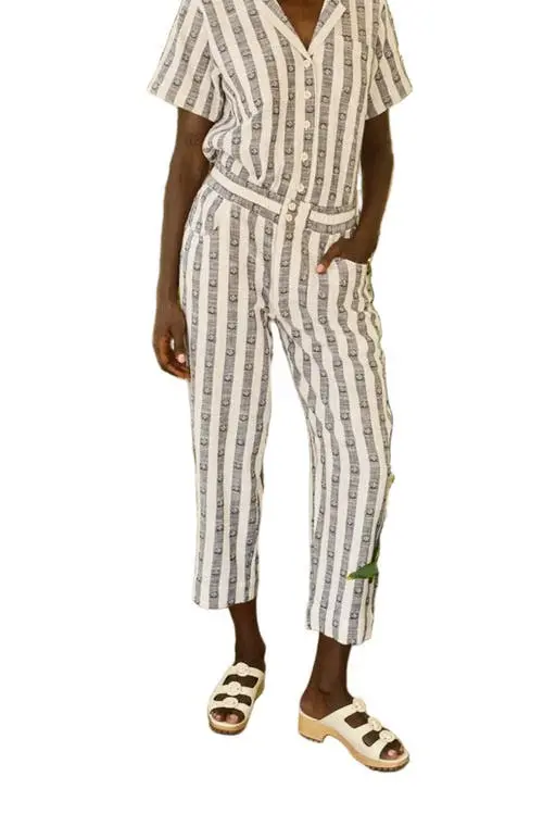 Ace & Jig Nicky Pascal Printed Ankle Length Trousers - Sketch
