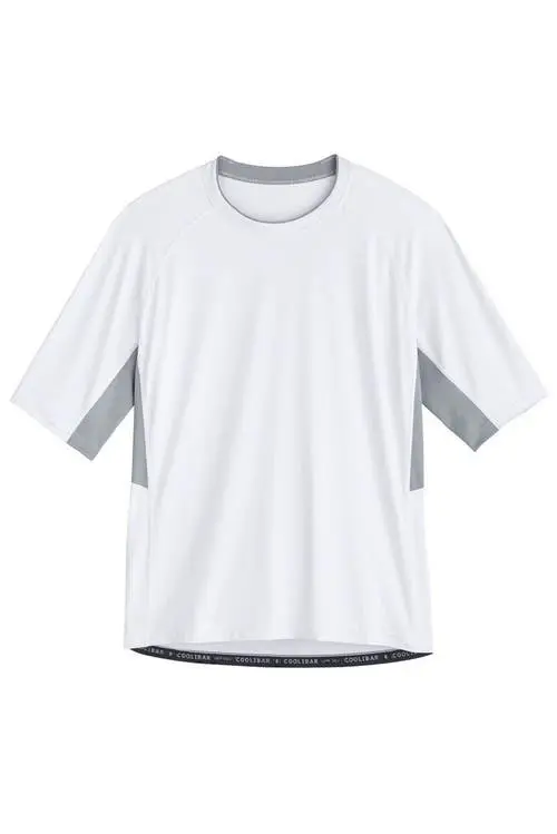 Coolibar Ultimate Short Sleeve Rash Guard - White