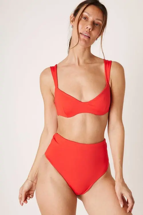 LONDRE BODYWEAR The Sweetheart Underwire Top - Fiesta Red