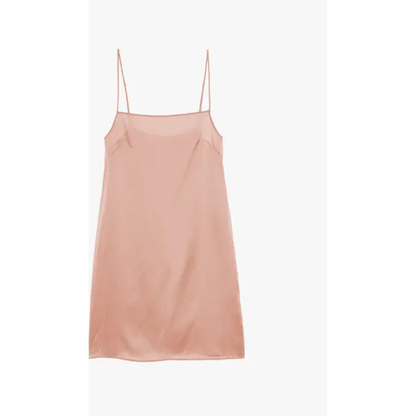 Araks Toulouse Silk Charmeuse Slip Dress - Bare